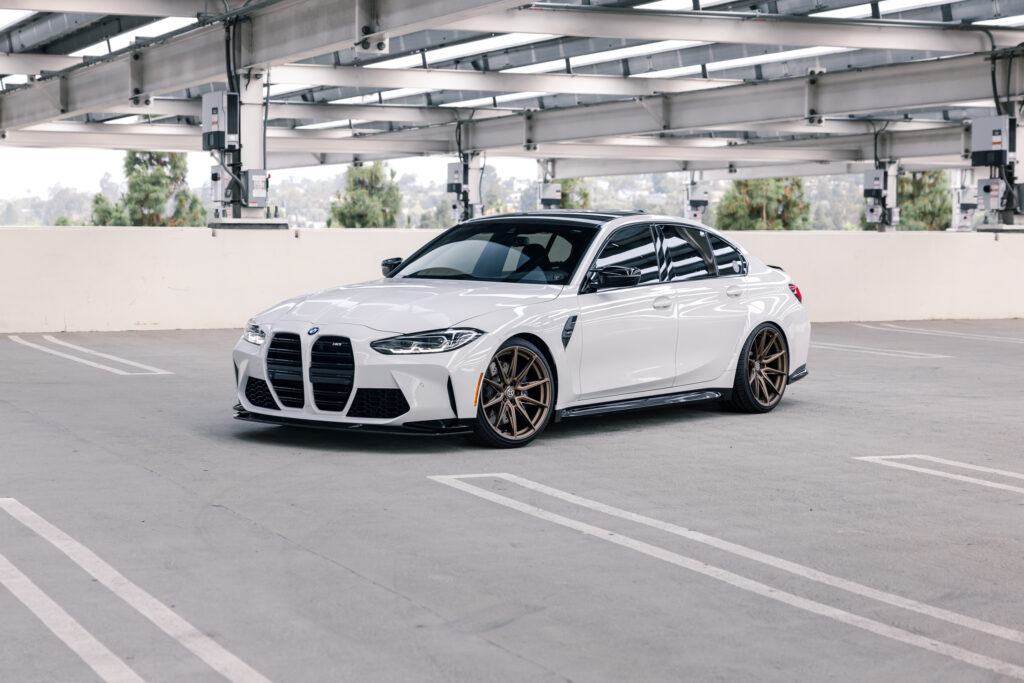 White BMW G80 M3 - Brada Wheels