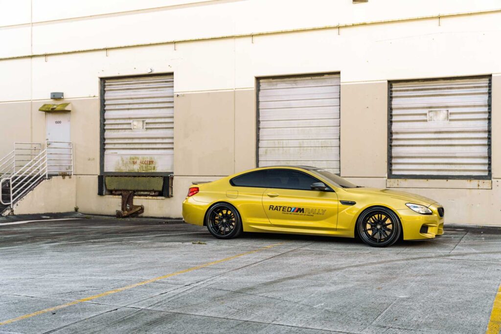Austin Yellow BMW M6 - Brada Wheels